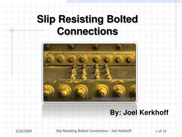 Bolted Connection