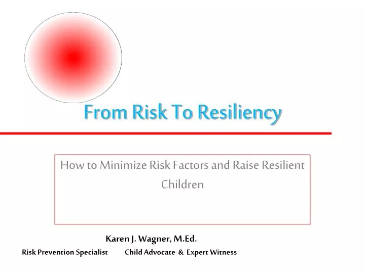 PPT - From Risk To Resiliency PowerPoint Presentation, free download ...