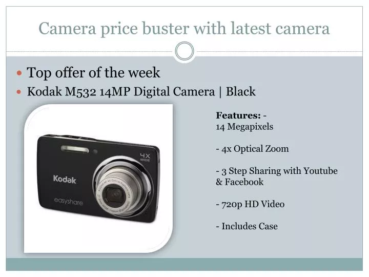 PPT - Camera price buster with latest camera PowerPoint Presentation ...