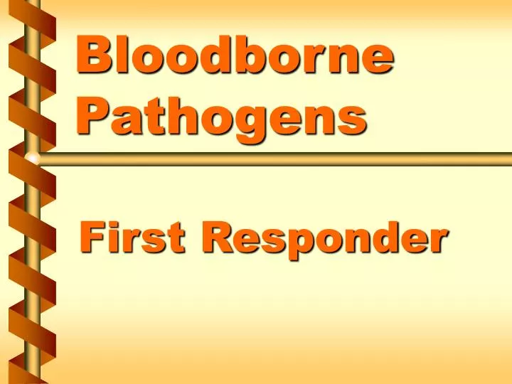 PPT - Bloodborne Pathogens PowerPoint Presentation, free download - ID ...