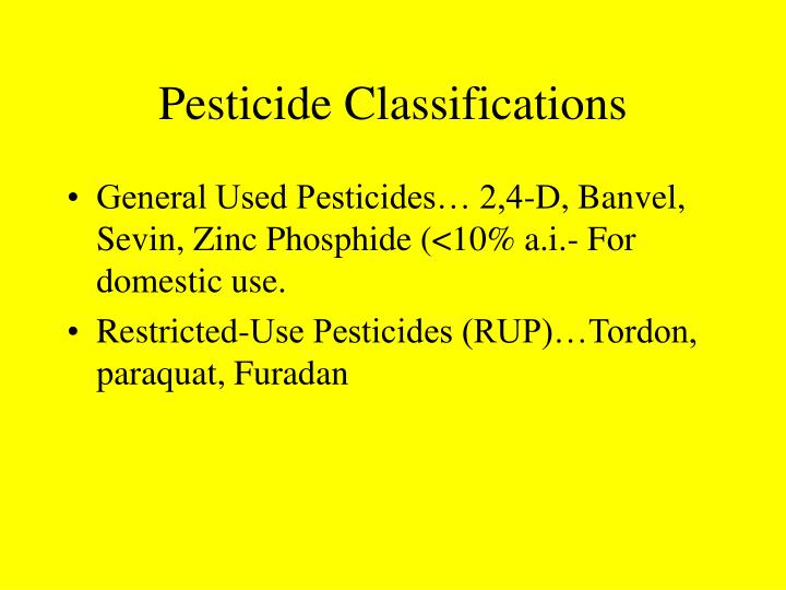 PPT - Restricted-Use Pesticides PowerPoint Presentation - ID:503137