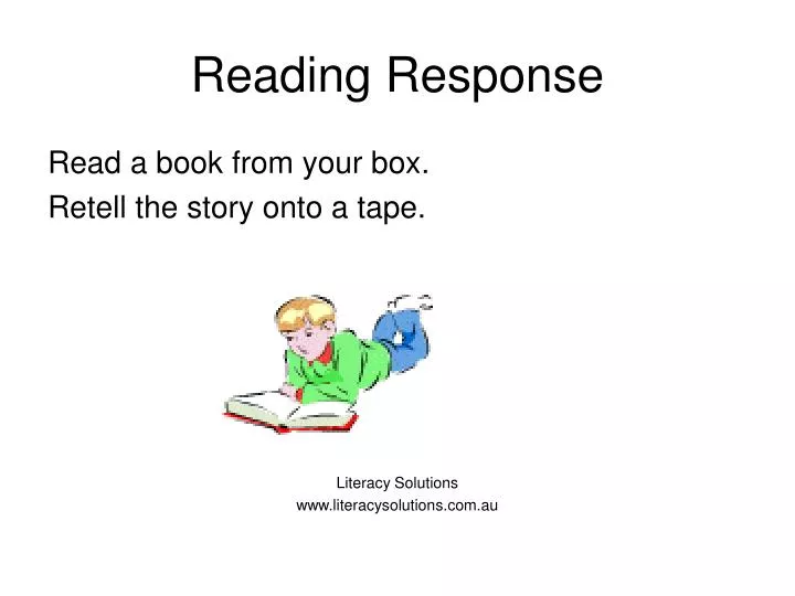 PPT - Reading Response PowerPoint Presentation, free download - ID:503492