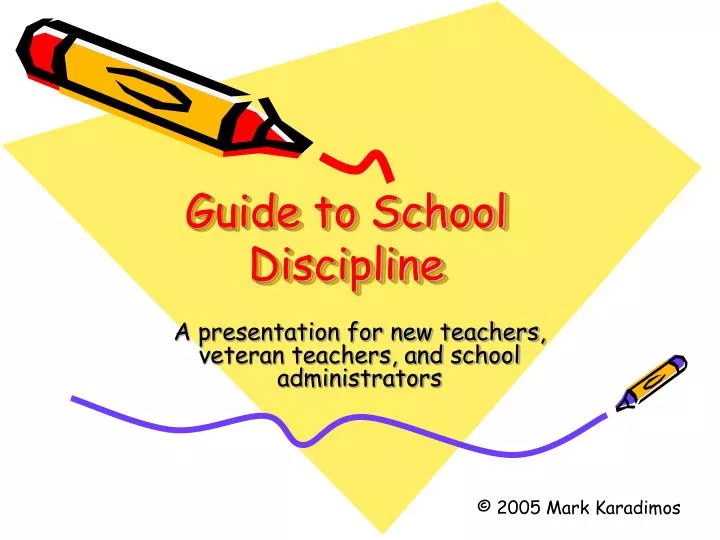 PPT - Guide to School Discipline PowerPoint Presentation, free download ...
