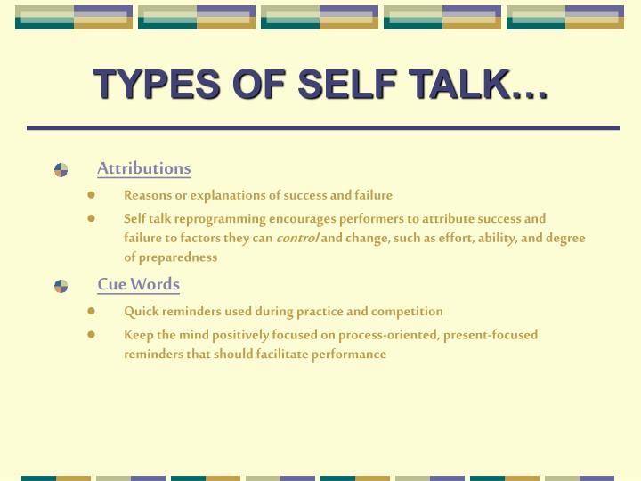 PPT - UNDERSTANDING SELF TALK PowerPoint Presentation - ID:503748