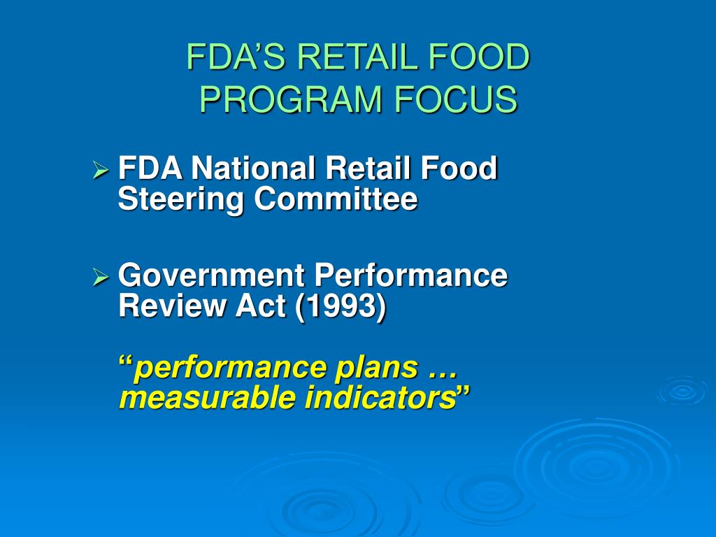 PPT - VOLUNTARY NATIONAL RETAIL FOOD REGULATORY PROGRAM STANDARDS ... PPT - VOLUNTARY NATIONAL RETAIL FOOD REGULATORY PROGRAM STANDARDS ...