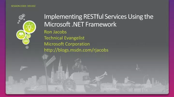 PPT - Implementing RESTful Services Using the Microsoft .NET Framework ... PPT - Implementing RESTful Services Using the Microsoft .NET Framework ...