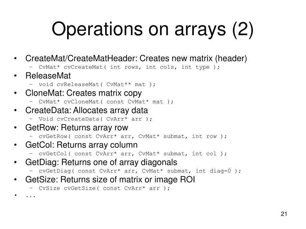 Ppt Opencv An Overview Intel ® Open Source Computer Vision Library Powerpoint Presentation