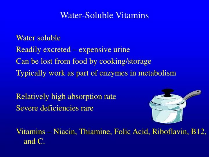 PPT - Water-Soluble Vitamins PowerPoint Presentation, free download ...