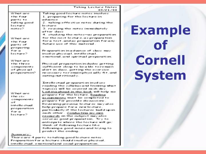 PPT - Effective Note-Taking PowerPoint Presentation - ID:504856