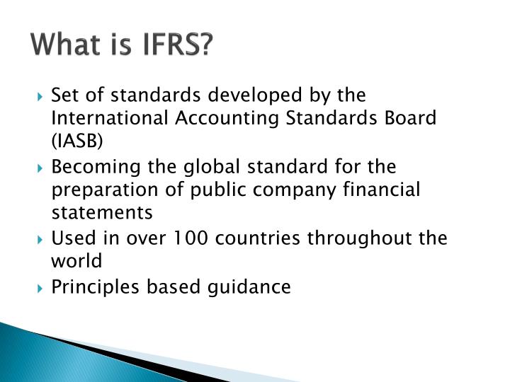 PPT - International Financial Reporting Standards-Con PowerPoint ...