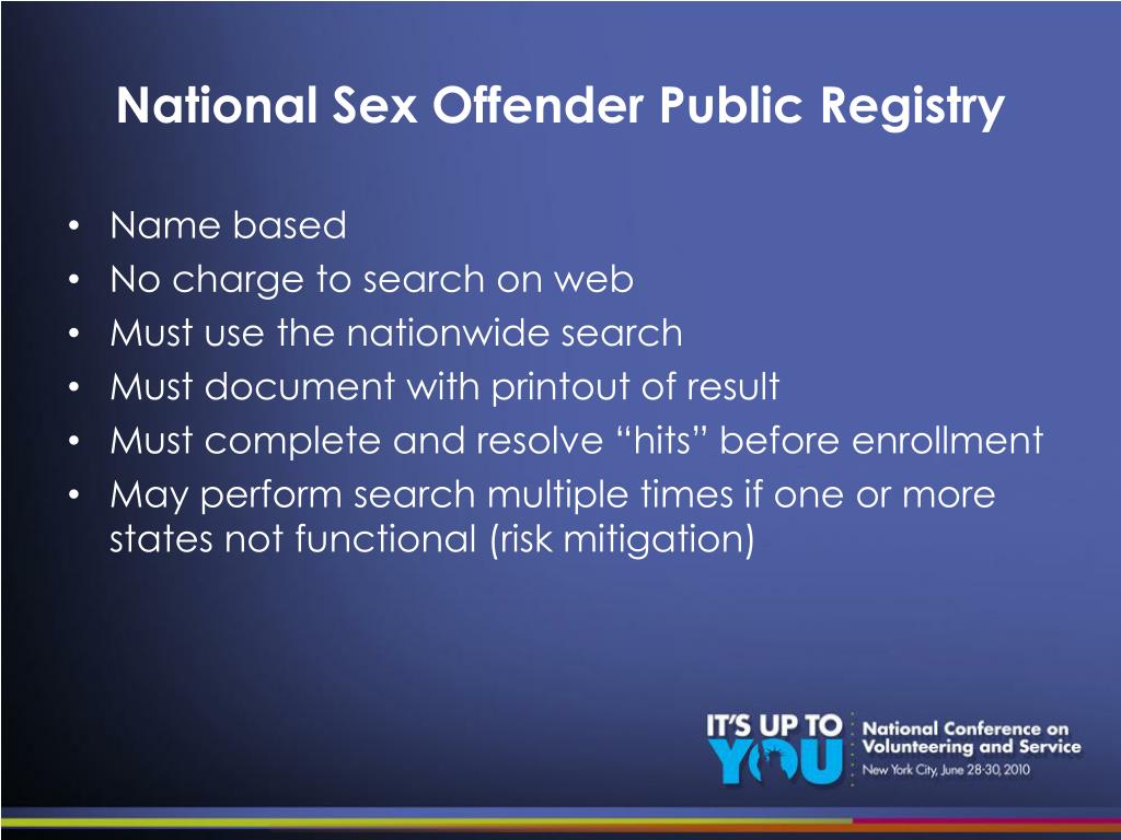 Ppt National Service Criminal History Checks The Basics Through The