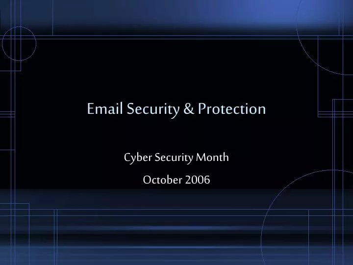 PPT - Email Security & Protection PowerPoint Presentation, free ...