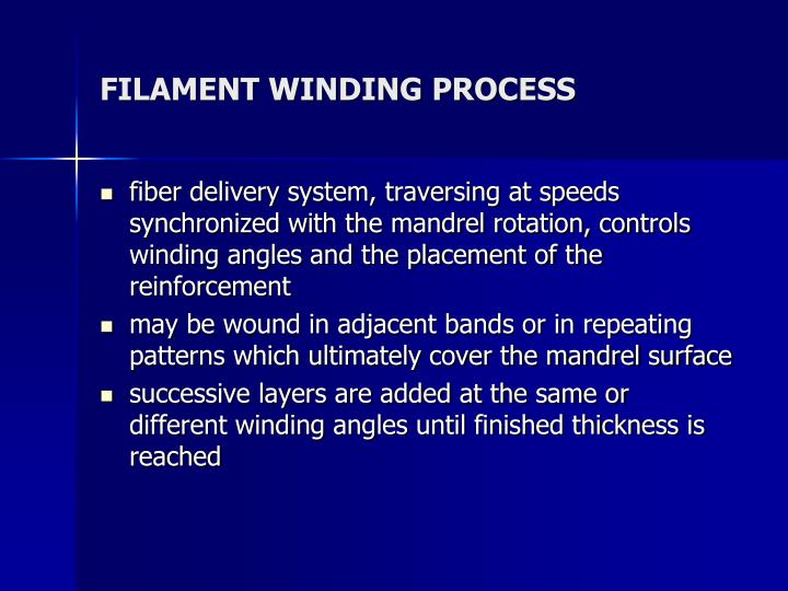 PPT - FILAMENT WINDING PowerPoint Presentation - ID:505327