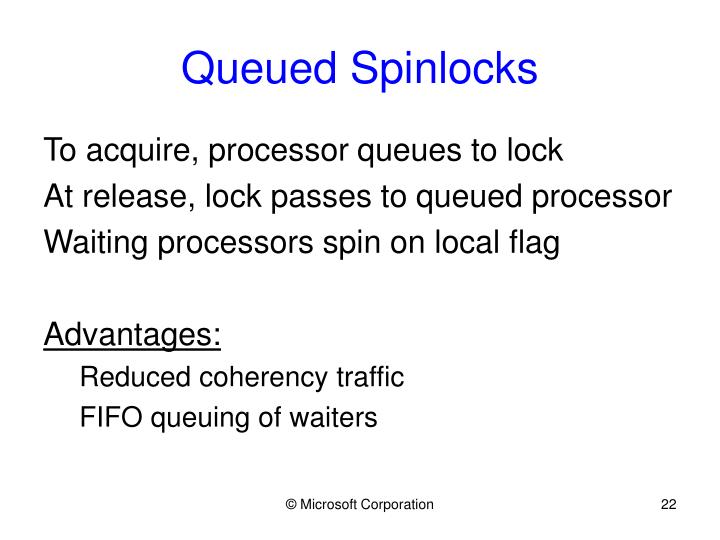 PPT - Windows Kernel Internals Synchronization Mechanisms PowerPoint ...