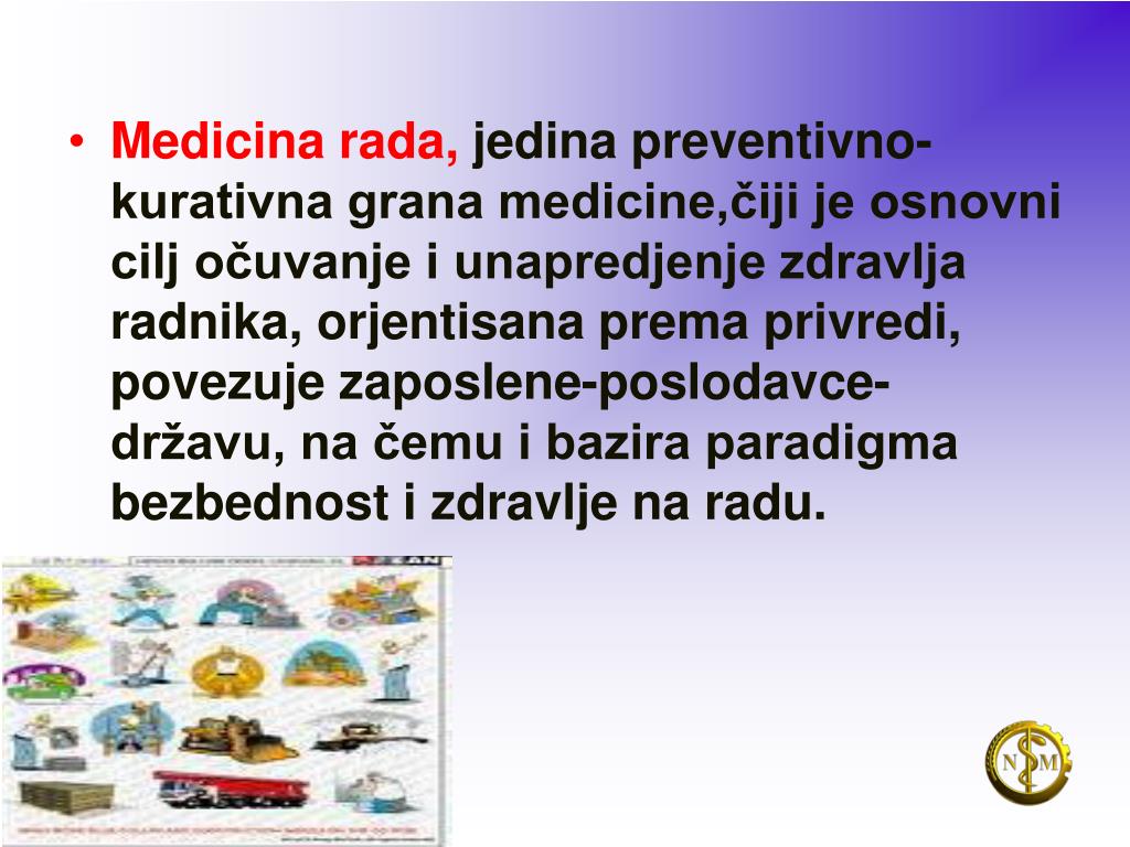 PPT - MESTO I ULOGA MEDICINE RADA U SISTEMU BEZBEDNOSTI I ZDRAVLJA NA ...