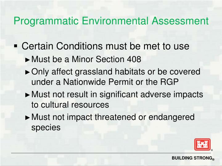PPT - Section 408 Approval Process (New 408 Regional General Permit ...