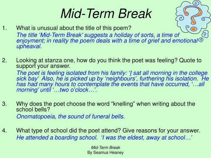 PPT - Mid-Term Break PowerPoint Presentation - ID:508311