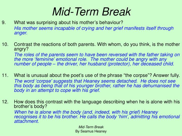 PPT - Mid-Term Break PowerPoint Presentation - ID:508311