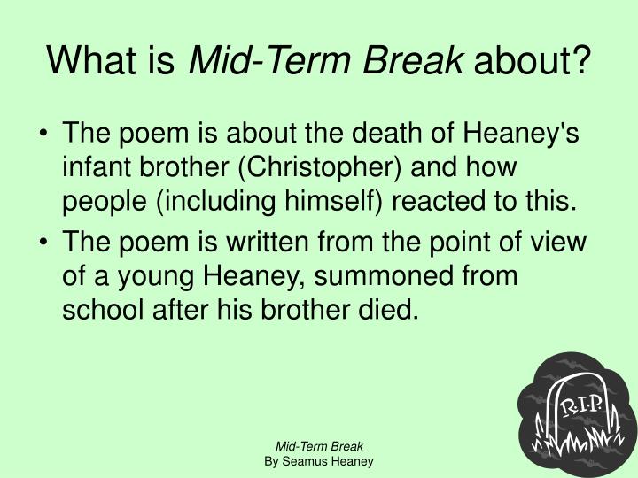 PPT - Mid-Term Break PowerPoint Presentation - ID:508311