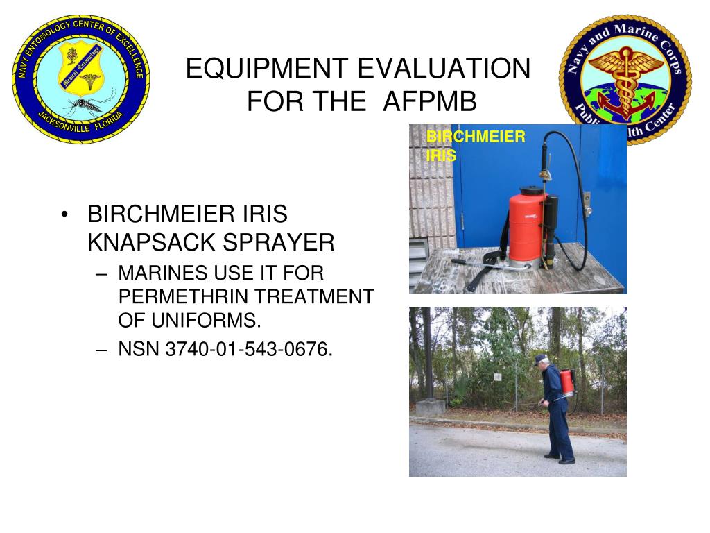 PPT - EQUIPMENT EVALUATIONS LEADING TO DOD’S NEXT GENERATION OF PEST ...