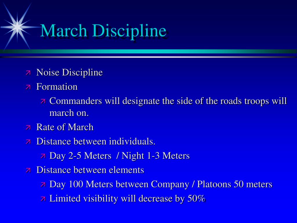 PPT - Foot Marches FM 21-18 PowerPoint Presentation, free download - ID ...