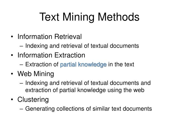 PPT - Text Based Information Retrieval - Text Mining PowerPoint ...