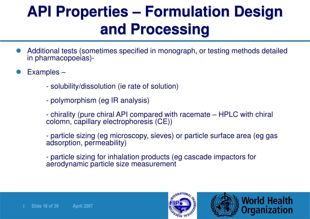PPT - Training Workshop on Pharmaceutical Development with focus on ...