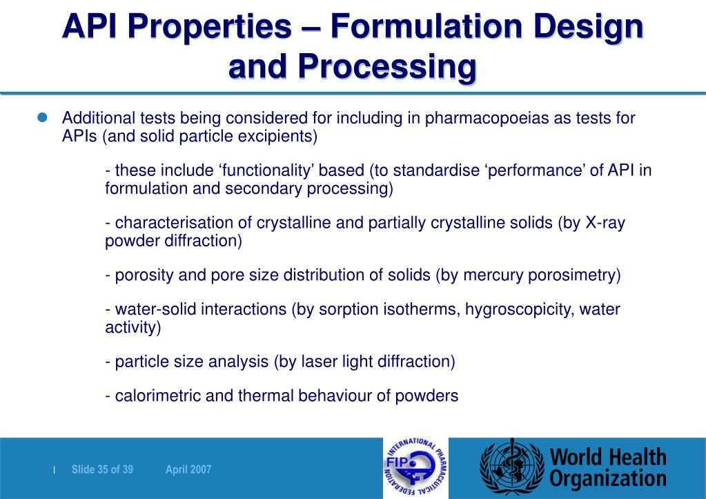 PPT - Training Workshop on Pharmaceutical Development with focus on ...