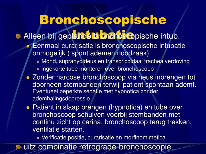 PPT - Intubatie en moeilijke intubatie PowerPoint Presentation - ID:509358