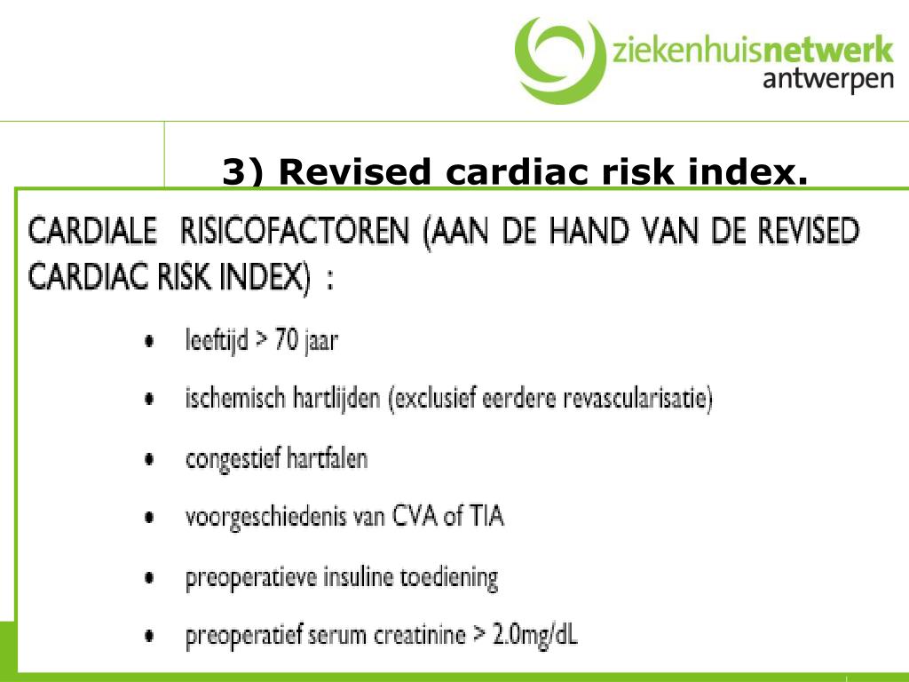 PPT - Preoperatieve evaluatie. De nieuwe richtlijnen PowerPoint ...
