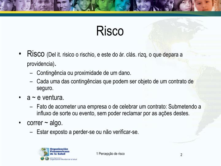 PPT - Percepção de Risco PowerPoint Presentation - ID:509737