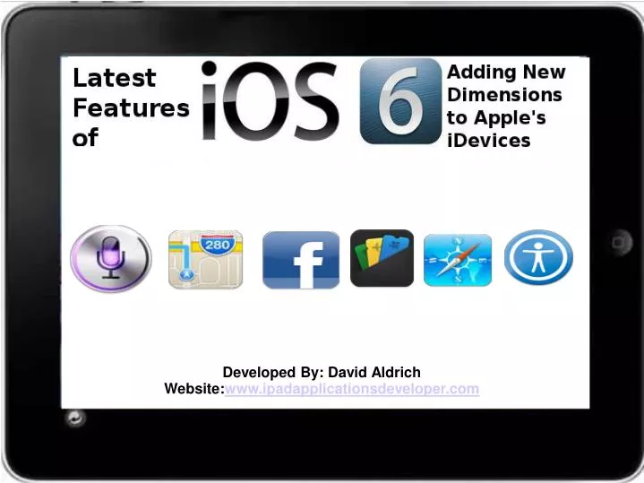 PPT - Latest Features of iOS 6 – Adding New Dimensions to Apple's ...