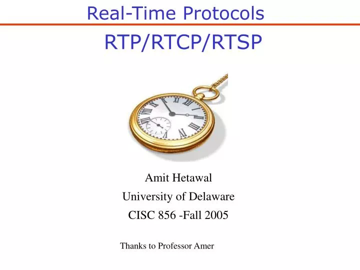 PPT - RTP/RTCP/RTSP PowerPoint Presentation, free download - ID:511526