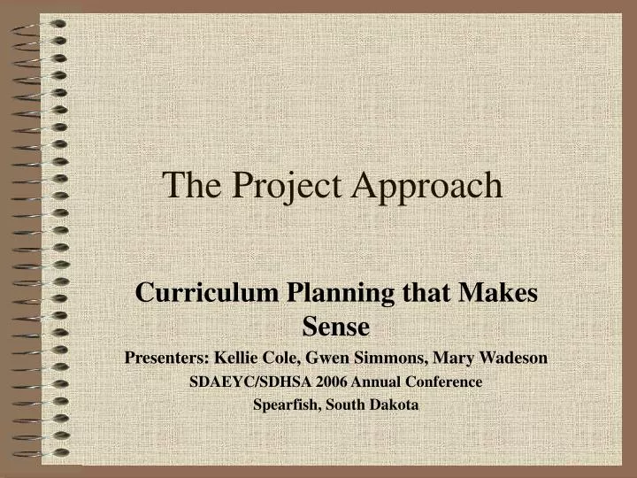 PPT - The Project Approach PowerPoint Presentation, free download - ID ...