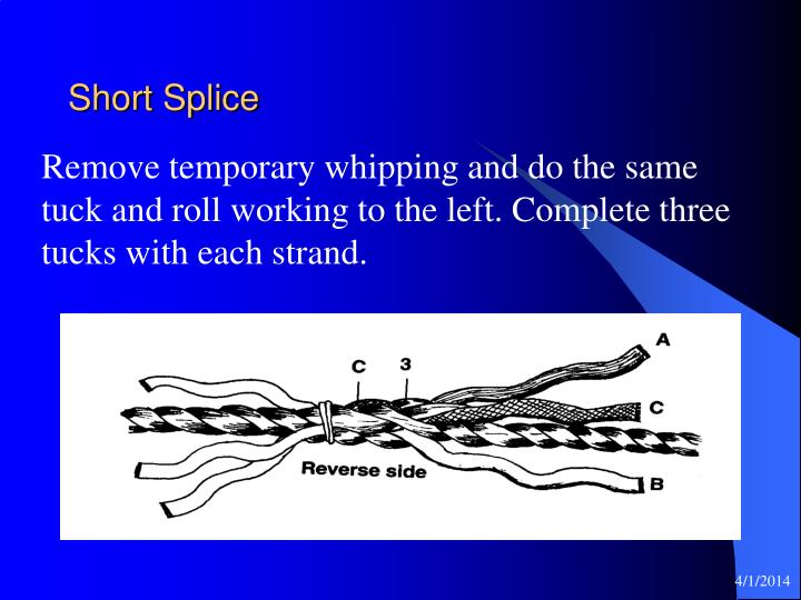PPT - Splicing and Whipping PowerPoint Presentation - ID:512558
