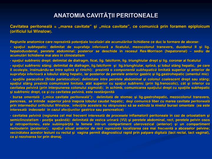 PPT - PERITONITELE ACUTE DIFUZE ŞI LOCALIZATE PowerPoint Presentation ...