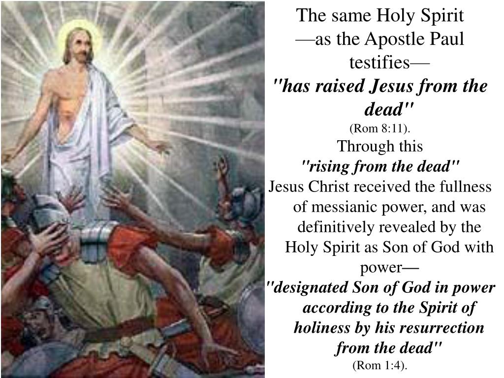 PPT - Jesus Christ Comes in the Power of the Holy Spirit General ...