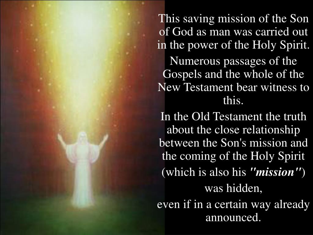 PPT - Jesus Christ Comes in the Power of the Holy Spirit General ...