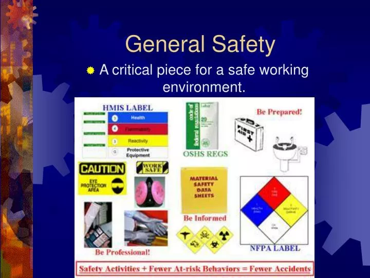 PPT - General Safety PowerPoint Presentation, free download - ID:513871