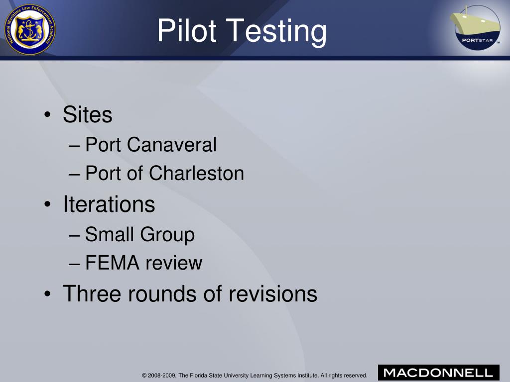 PPT - PortStar : Seaport Security Training Coming October 1 st , 2010 ...