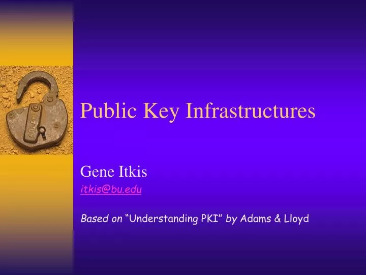 PPT - Public Key Infrastructures PowerPoint Presentation, free download ...