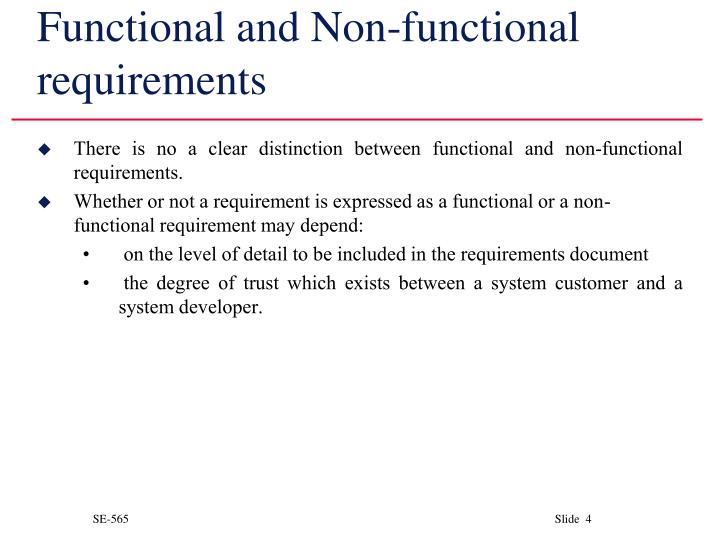 PPT - SE- 565 Software System Requirements Non-functional Requirements ...