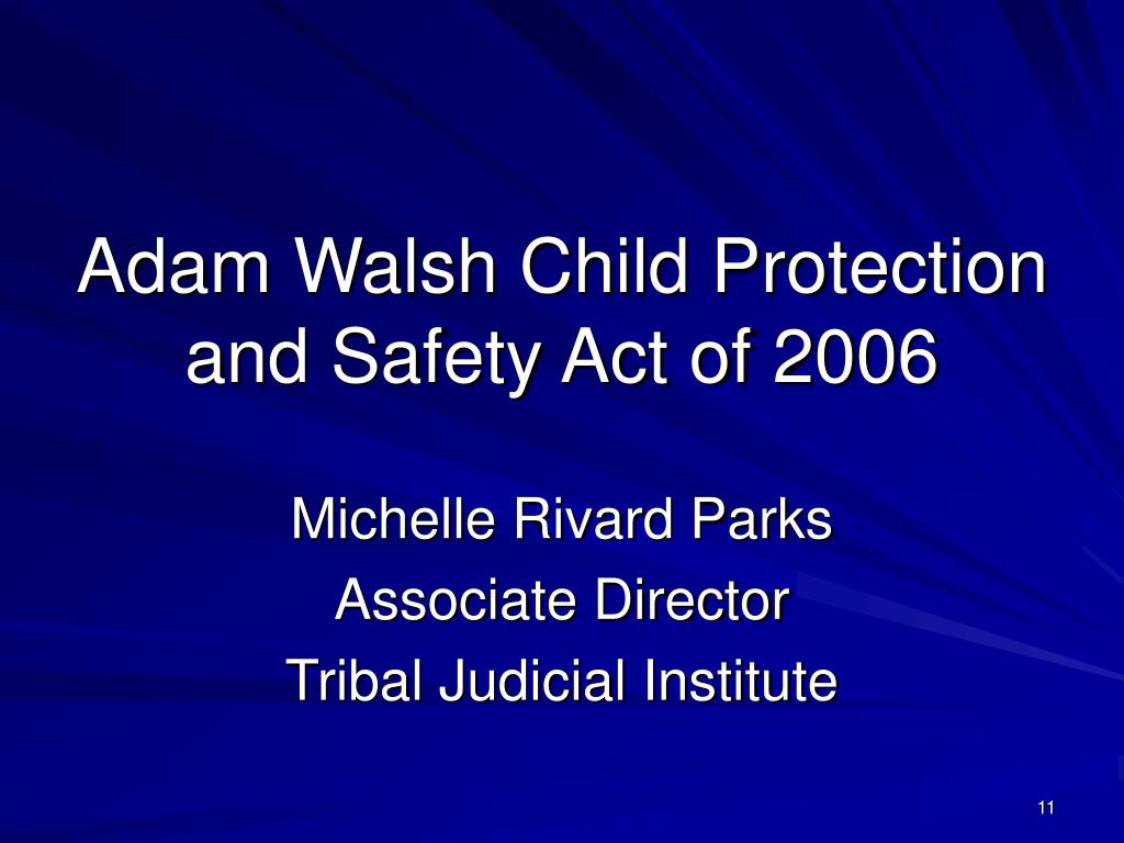 Ppt Sex Offender Registration And Notification In Indian Country