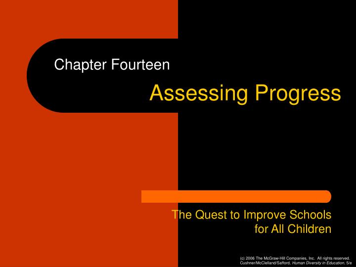 PPT - Assessing Progress PowerPoint Presentation, free download - ID:516373