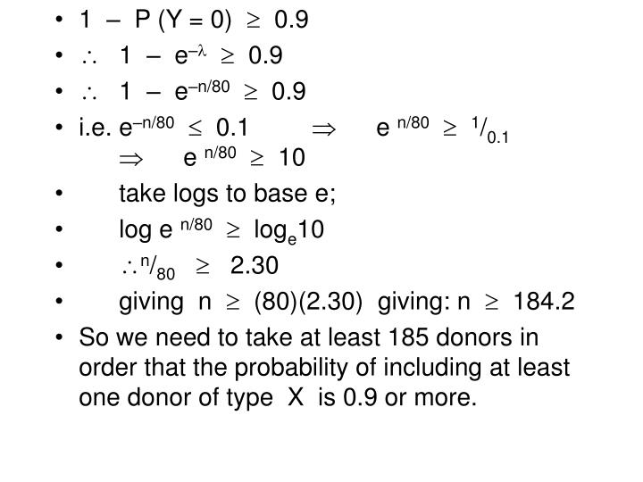 Ppt Poisson Approximation To A Binomial Distribution Powerpoint
