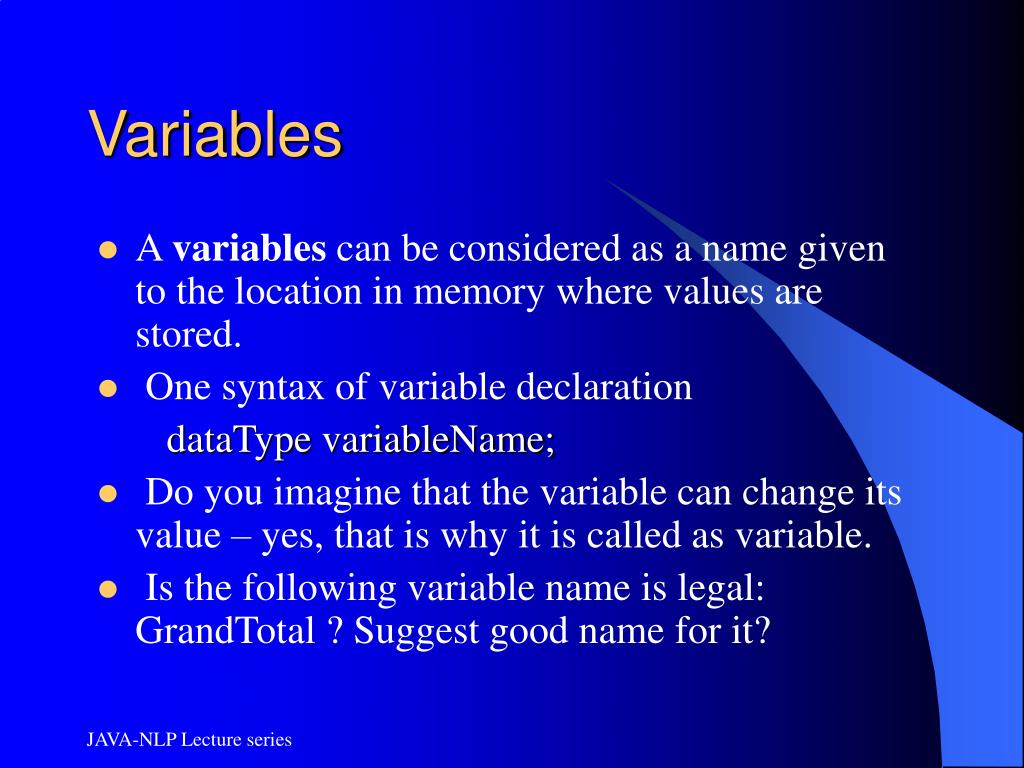 Ppt Variables Expressions And Arithmetic Operators In Java Powerpoint Presentation Id517389