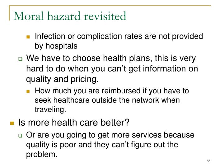 PPT - Health Insurance Adverse Selection Moral Hazard PowerPoint ...