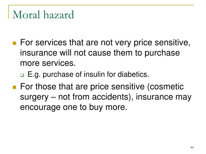 PPT - Health Insurance Adverse Selection Moral Hazard PowerPoint ...