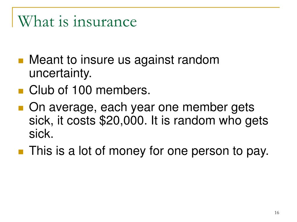 PPT - Health Insurance Adverse Selection Moral Hazard PowerPoint ...