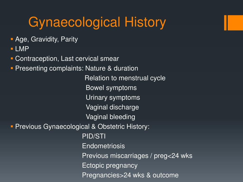 Ppt Obstetric And Gynaecology History And Clinical Examination Powerpoint